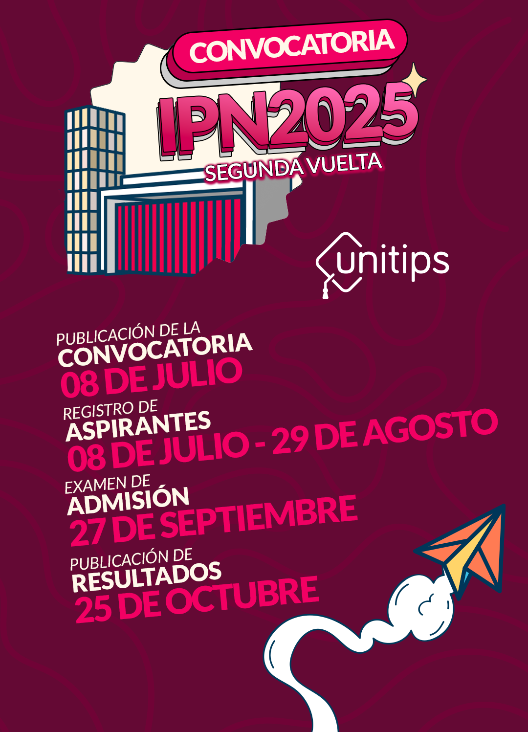 Convocatoria IPN 2025 segunda vuelta